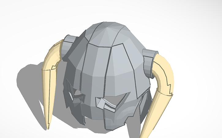 3D design Iron Helmet Skyrim - Tinkercad