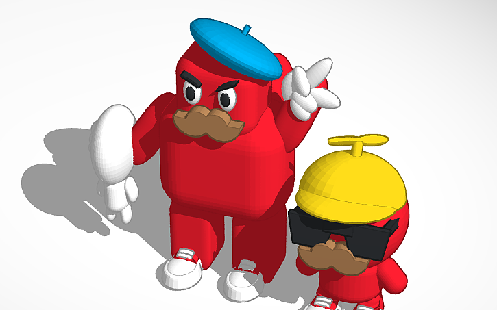 3D design Red Imposter / Mini Red Imposter - Tinkercad