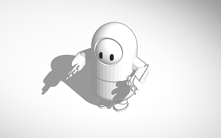 3D design FALL GUYS - Tinkercad
