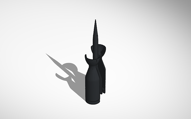 3D design Single APFSDS Nerf Dart - Tinkercad