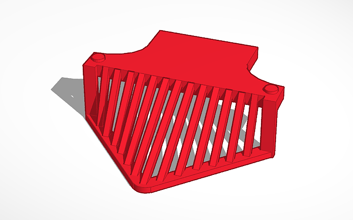 3D design locomotive Cattle guard/cowcatcher/pilot - Tinkercad