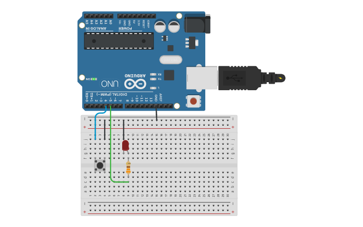 Circuit design GPIO_4 - Tinkercad