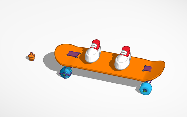 3D design Alex soto skateboard - Tinkercad