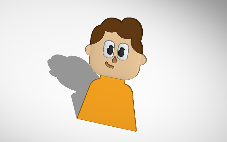 3D design My Duolingo avatar picture - Tinkercad