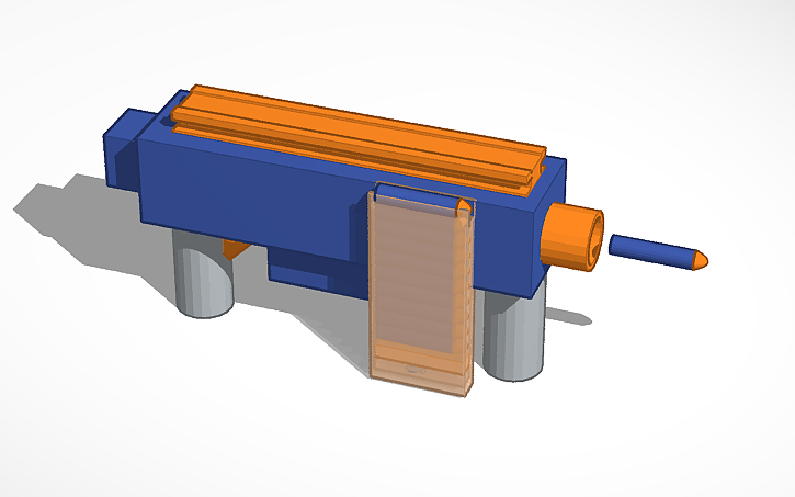3D design Nerf Gun - Tinkercad
