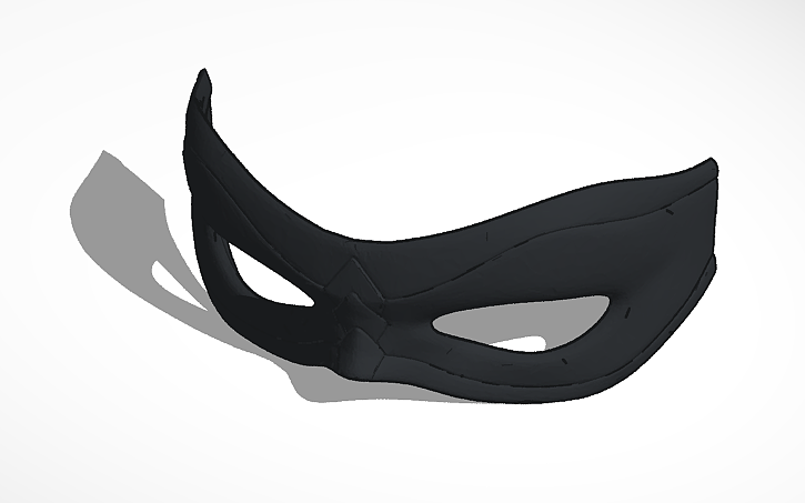 3D design Eye Mask - Tinkercad