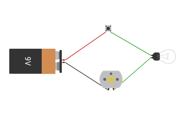 Circuit design First electric circuit - Tinkercad