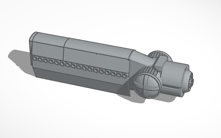3D design Cestrus class Gunship - Tinkercad