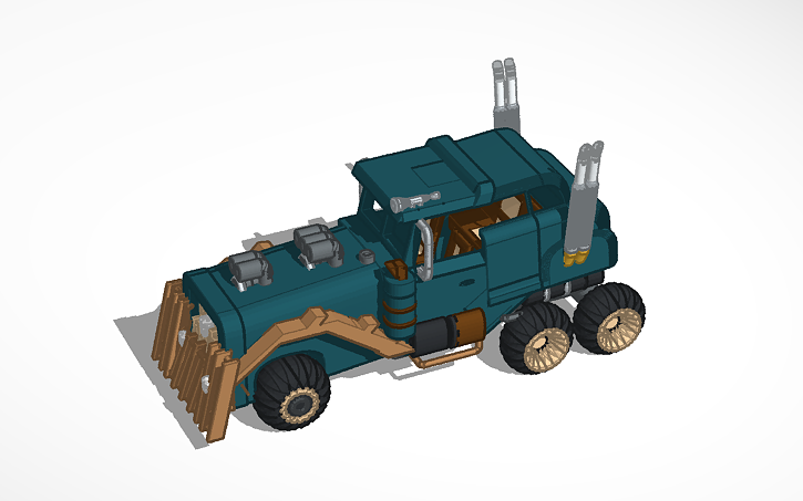 3D design Bump truck - Tinkercad