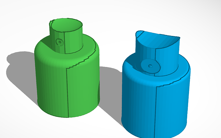 3D design Leu the Spray Cap - Tinkercad