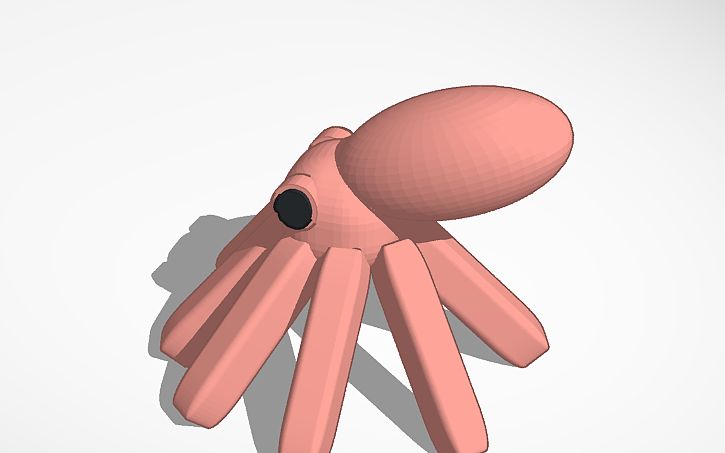 3D design A octopus - Tinkercad