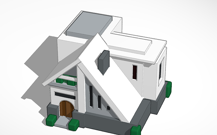 3D design Modern Home! - Tinkercad