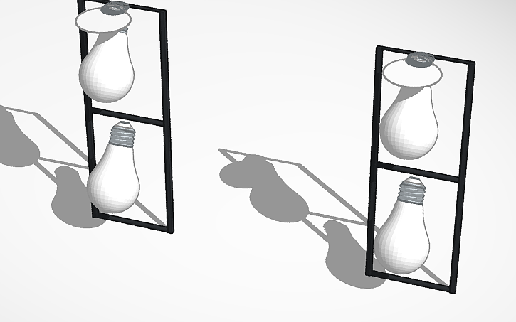 3D design joker lighting ladder - Tinkercad