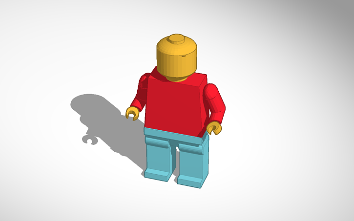 3D design lego man #lego - Tinkercad