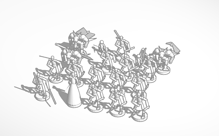 3D design Dnd Minis unnatural - Tinkercad