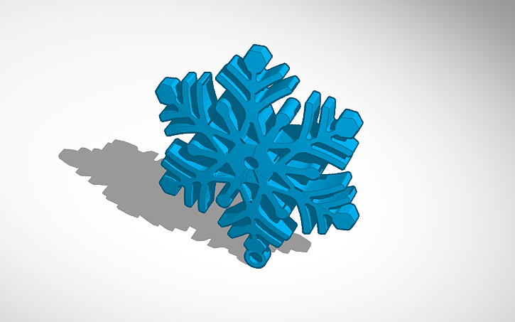 3D design Snowflake - Tinkercad