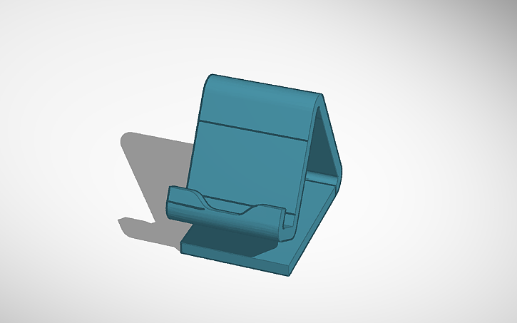 3D design Assignment2 phone stand - Tinkercad
