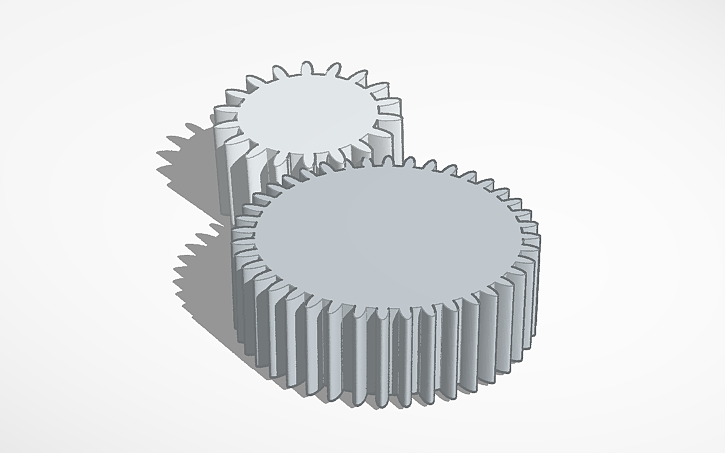 3D design GEAR - Tinkercad
