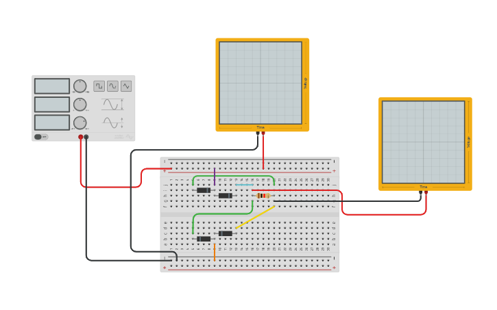 Circuit design FULL WAVE RECTIFIER - Tinkercad