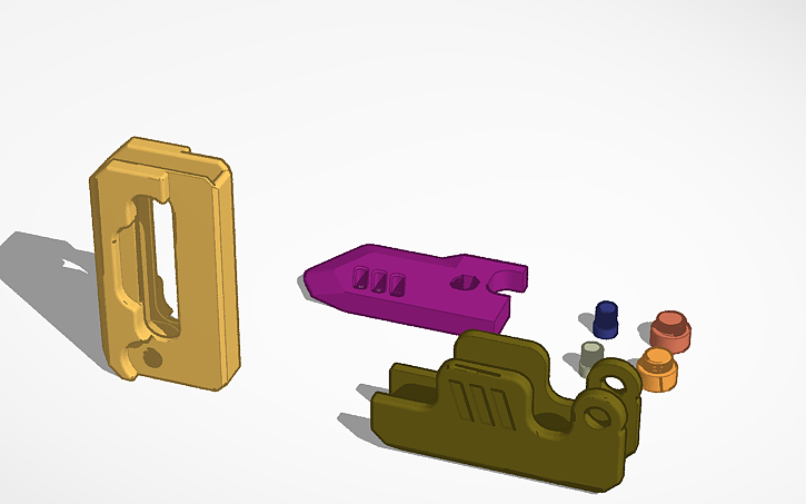 3D design fidget knife - Tinkercad