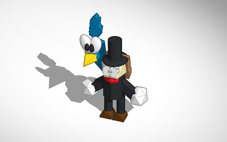 3D design Jasmine & Bluey - Tinkercad