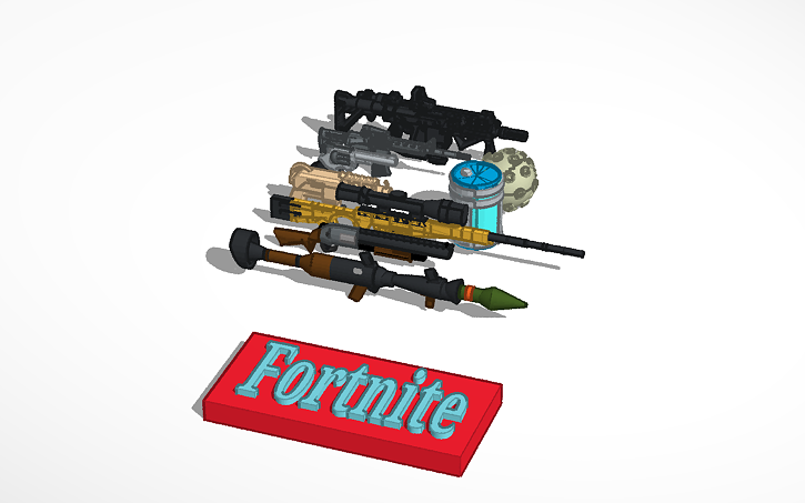 3D design Fortnite - Tinkercad