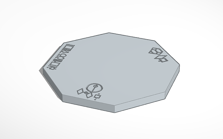 3D design Smallville Kryptonian Key - Tinkercad