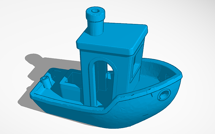 3D design Test boat - Tinkercad