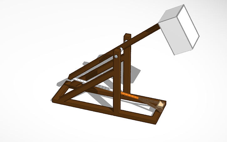 3D design Trebuchet - Tinkercad
