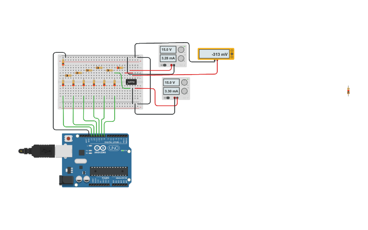 Circuit Design Dac R 2r Tinkercad