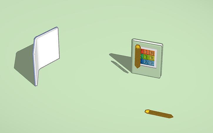 3D design Copy of Bookmark Challenge - Tinkercad