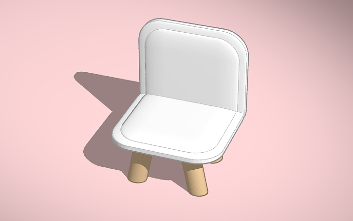 3D design Cute Desk Chair - Tinkercad