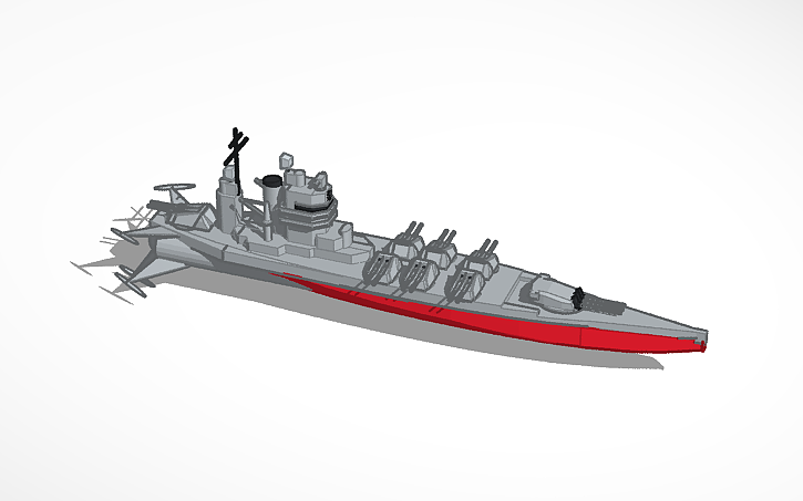 3D design U.S.S.R space battle cruiser - Tinkercad