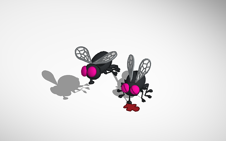 3D design Fly - Tinkercad