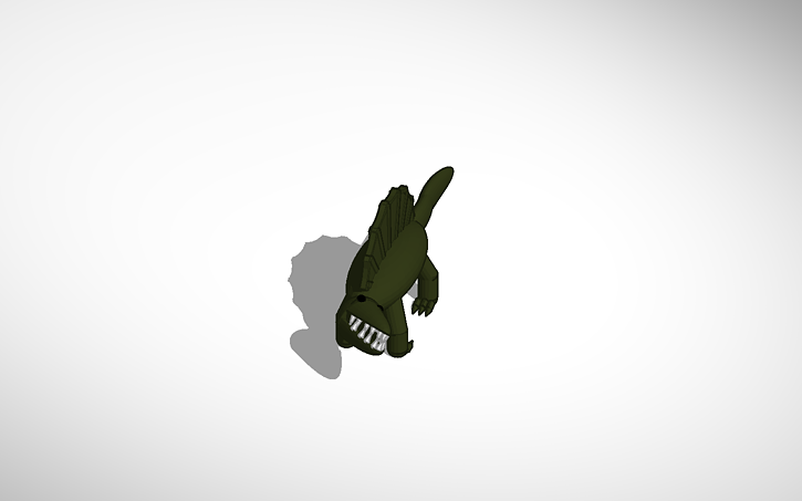 3D design Spinosaurus - Tinkercad