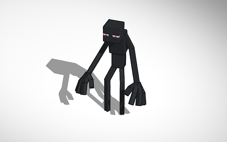 3D design MC mutant enderman - Tinkercad