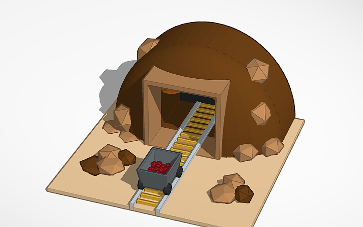 3D design COAL MINE - Tinkercad