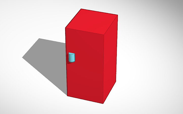 3D design Fridge - Tinkercad