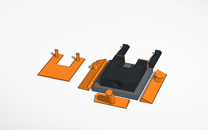 3D design tantrum parted without weapon - Tinkercad