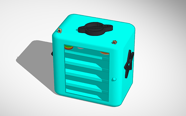 3D design fridge - Tinkercad