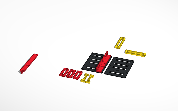 3D design Chasis para robot 4 ruedas con Arduino nano V1 - Tinkercad