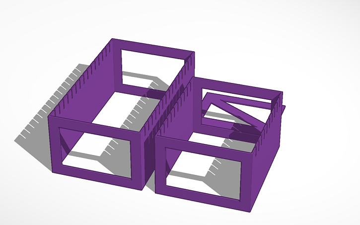 3D design Netrunner storage - Tinkercad