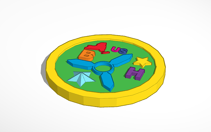 3D design Medallion - Tinkercad