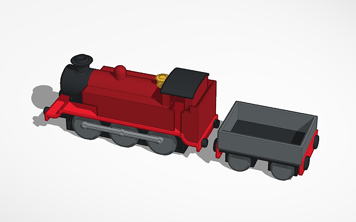 3D design e2 tank engine - Tinkercad
