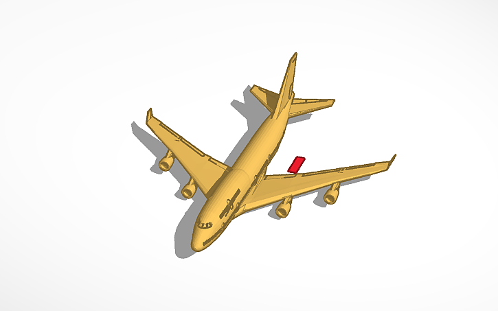 3D design avion - Tinkercad