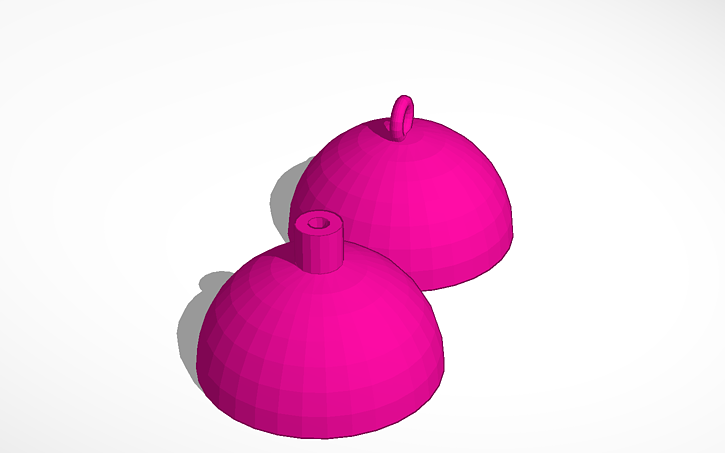 3D design 2 inch moarter shell for 3mm fuse - Tinkercad