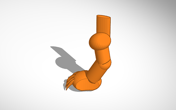 3D design prosthetic cat leg beta - Tinkercad
