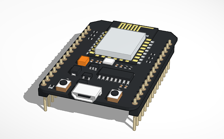 3D design ESP8266 DEVKIT V0.9 - Tinkercad