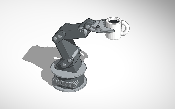 3D design Robotic Arm - Tinkercad