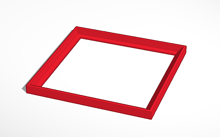 3D design Ammeter Frame - Tinkercad